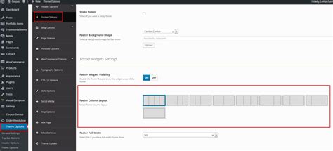 Footer Customization Corpus Tutorial