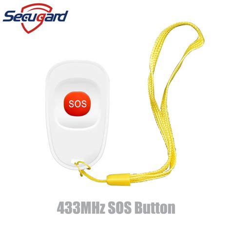 433mhz Sos 버튼 초인종 무선 비상 버튼 노인 어린이 패닉 간병인 호출기 스마트 홈 보안 경보 Aliexpress