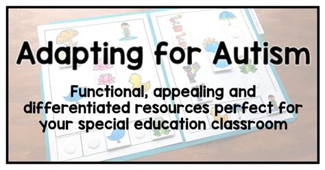 Autism Work Tasks Social Share Adapting For Autism Work Tasks For Your Special Education