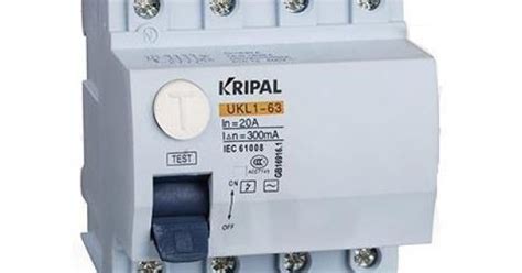 Ρελέ διαρροής Kripal Ukl1 63 4x40a 30ma
