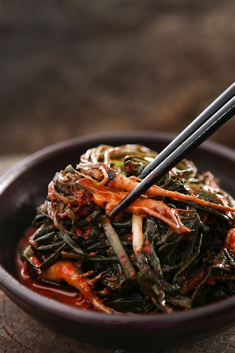 유토이미지 고들빼기 김치