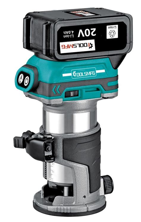 Mr2001t 20v Cordless Brushless Router Andtrimmer With Trimmer Base With