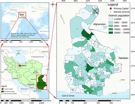 The Location Of Sistan And Baluchestan Province And The Population