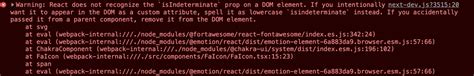 [checkbox] react does not recognize the `ischecked` prop on a dom