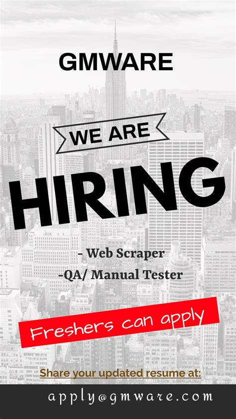 Shalini K On Linkedin Gmware Applynow Qajobs Webscraping