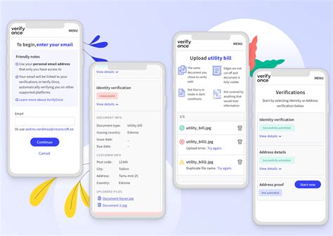Platform Ux Ui Design For Verification App On Behance
