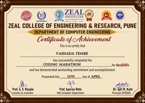 Yashada Tembe On Linkedin Nexai 2024 Was An Event Organized By Our College On 16th April 2024 It…