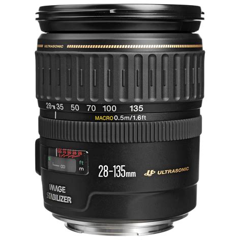 Canon 28-135mm f/3.5-5.6 IS EF USM Lens (White Box) 2562A002 B&H
