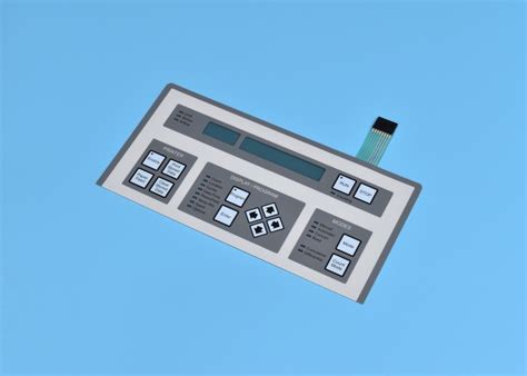 Membrane Switch Keyboard Embossed Key Custom Membrane Switches Rich Color For Medical