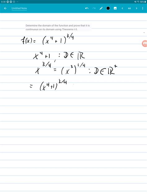 solved determine the domain of the function and prove that it is