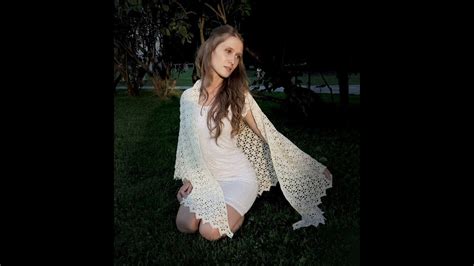 Самая простая ажурная шаль крючком Моя первая шаль Youtube
