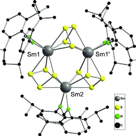 Molecular Structure Of 1 In The Solid State The Molecular Structure Of