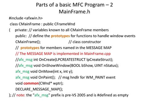 Ppt Microsoft Foundation Classes Powerpoint Presentation Free Download Id6648521 Ppt Microsoft Foundation Classes Powerpoint Presentation Free Download Id6648521