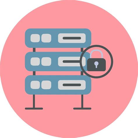 Server Encrypted Vector Icon 20319084 Vector Art At Vecteezy