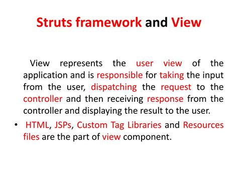 Ppt Unit V The Mvc Architecture And Struts Framework Powerpoint