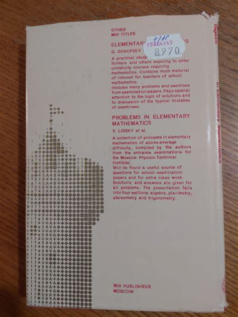 selected problems and theorems in elementary mathematics