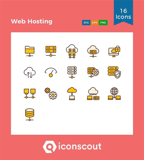 Web Hosting Icon Pack 16 Free Download Seo And Web Icons Iconscout Hosting Icon Icon Pack