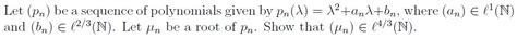 solved let pn be a sequence of polynomials given by