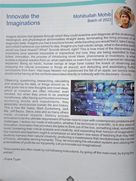 Dr Mohibullah Khan On Linkedin My Article Innovate The Imaginations