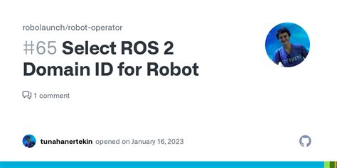 Select Ros 2 Domain Id For Robot · Issue 65 · Robolaunchrobot