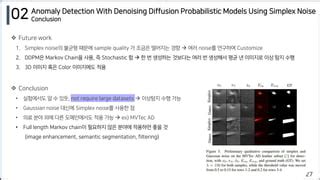 Anomaly Detection Based On Diffusion PPT