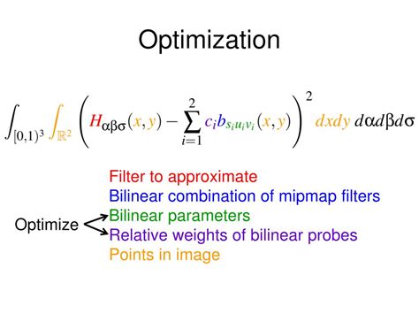 Ppt Bilinear Accelerated Filter Approximation Powerpoint Presentation