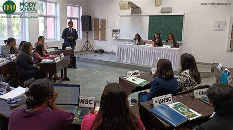 First Edition Of Mody School Ipsc Mun Declared Open Mody School Lakshmangarh Sikar