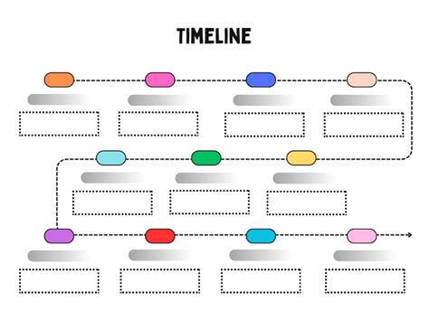 Timeline Template Etsy