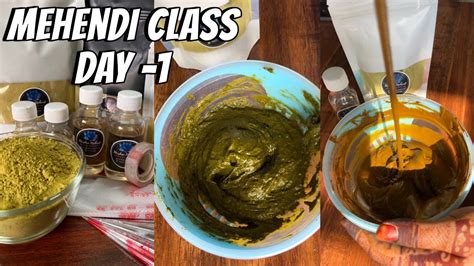 Mehendi Class Day 1 Learn How To Make Mehendi Paste For Beginners By Muskan Mehendi Youtube