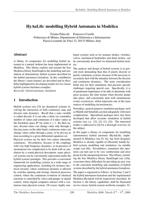 pdf hyaulib modelling hybrid automata in modelica hyaulib modelling