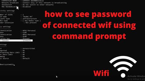 How To See Password Of Connected Wifi Using Command Prompt Youtube