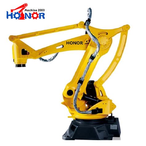 manufacturer custom automatic palletizing robot arm stacking bags on