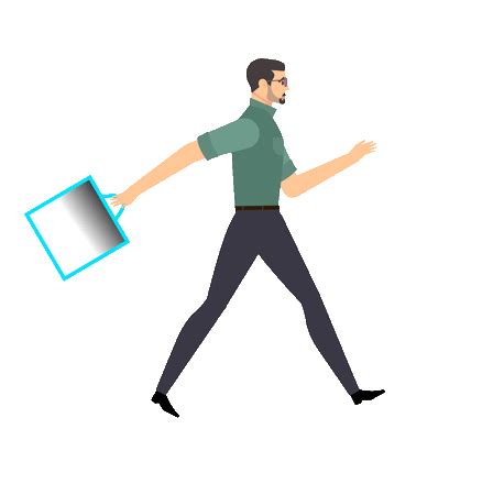 Man Running Animated 