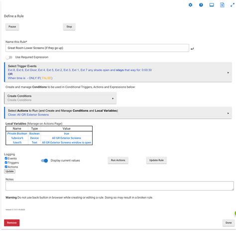 Learning As I Go Variable Rule 📐 Rule Machine® Hubitat