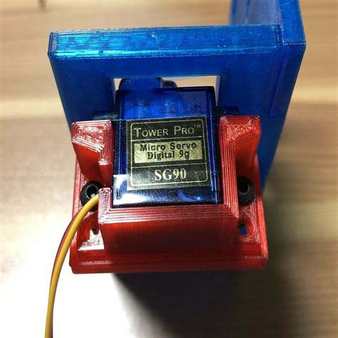 Free Obj File Sg90 Servo Mount For Timsav Diy Cnc Needle Cutter・3d
