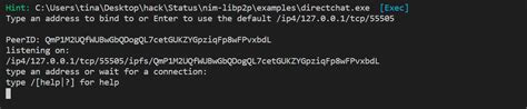 Nim Libp P Tutorial A Peer To Peer Chat Example