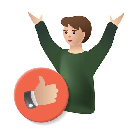 회사 가치 컬렉션에서 존중 아이콘 3d 그림 웹 디자인 템플릿 Infographics 등을 위한 Creative Respect 3d 아이콘 프리미엄 벡터