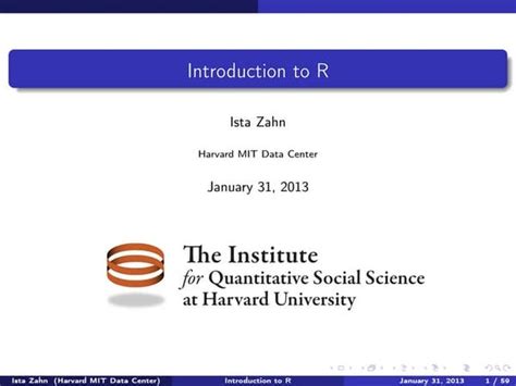 Learning R And Teaching R