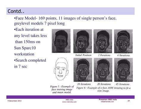 Active Shape Appearance Model Presentation 1st Pdf