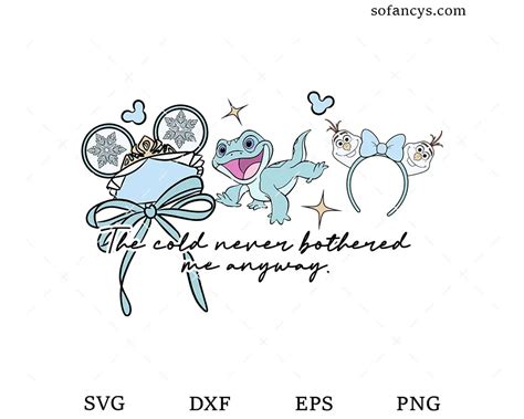 Magical Elsa Frozen Svg The Cold Never Bothered Me Design