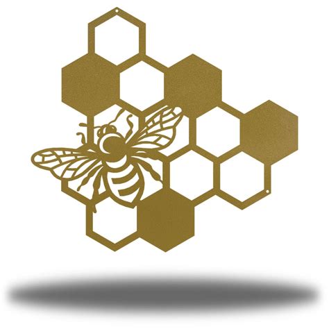 Cute Beehive Metal Wall Art Steel Garden Decor Etsy