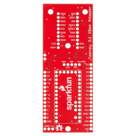 Teensy 31 Xbee Adapter