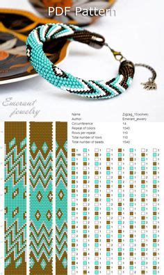 Bead Crochet Pattern Seed Bead Bracelet Tutorial Pdf Beading Image 2 Seed Bead Tutorials Seed