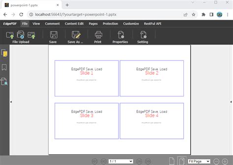 How To Open View Microsoft Powerpoint Pptx Online In Web Browser Without Office Interop Using