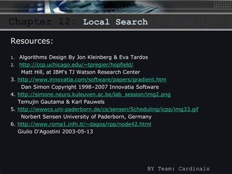 Local Search Algorithms Pptx