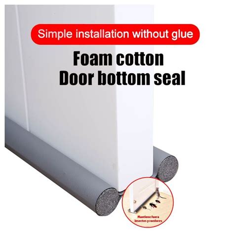 Flexible Door Gap Bottom Seal Soundproof Windproof Door Bottom Sealing