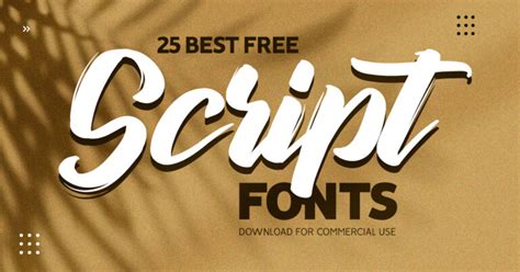 25 Best Free Script Fonts Download For Commercial Use Graphic Design Junction