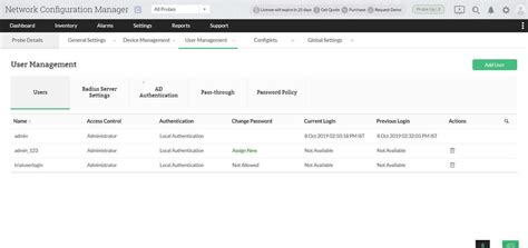 Enterprise Network Configuration Management ManageEngine