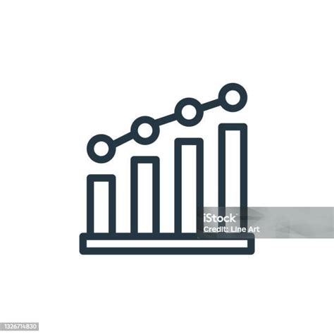 Graph Icon Vector From Business And Money Concept Thin Line Illustration Of Graph Editable