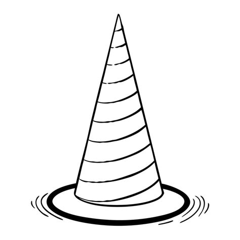 Black And White Cone